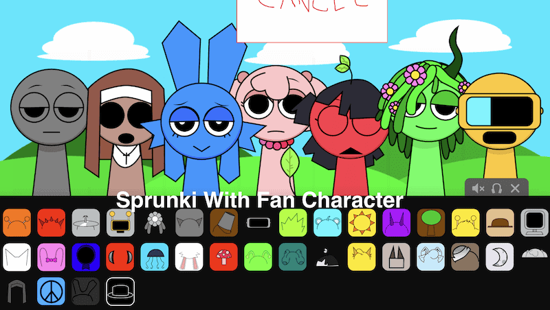 Sprunki With Fan Character - Play Online on Sprunki Mods