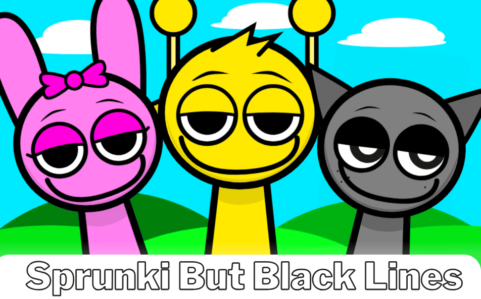 Sprunki But Black Lines - Play Online on Sprunki Mods